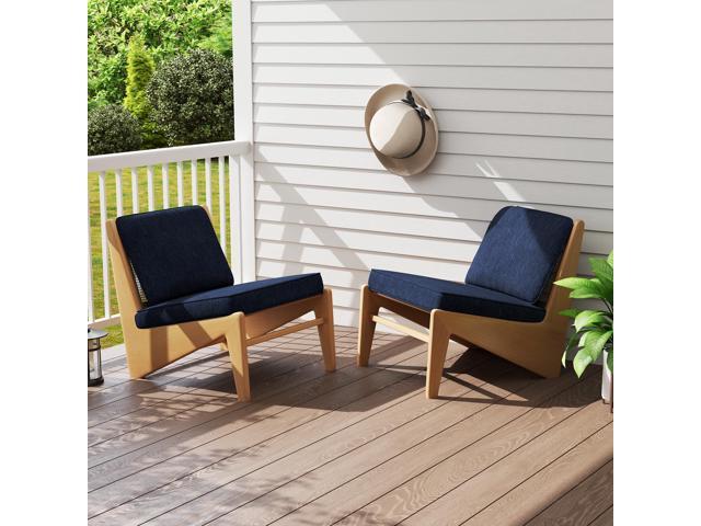 Click here for SlickBlue 2-Pack Outdoor Patio Cushion Set with Re... prices