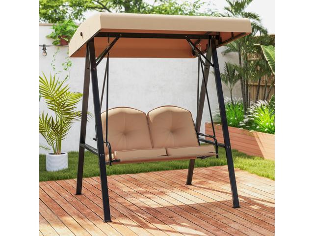 Click here for SlickBlue 2-Person Outdoor Porch Swing with A-Shap... prices