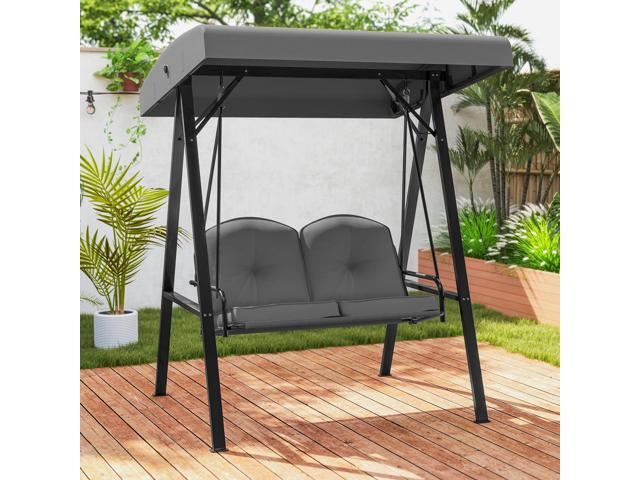 Click here for SlickBlue 2-Person Outdoor Porch Swing with A-Shap... prices