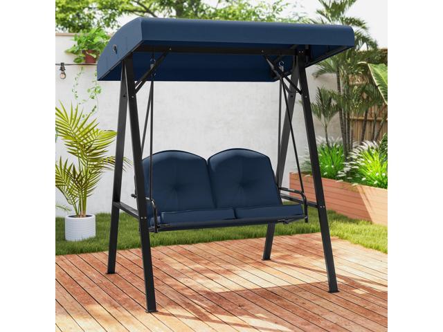 Click here for SlickBlue 2-Person Outdoor Porch Swing with A-Shap... prices