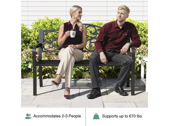 Click here for SlickBlue 50 Inches Outdoor Cast Iron Metal Patio... prices