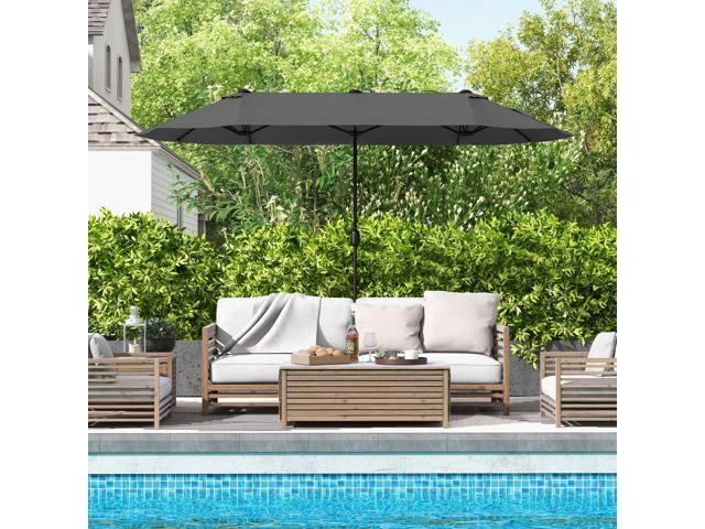 Click here for SlickBlue 13 Feet Double-Sided Patio Twin Table Um... prices