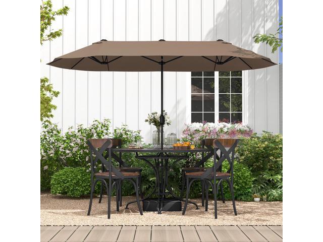 Click here for SlickBlue 13FT Double-sided Patio Twin Table Umbre... prices