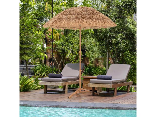 Click here for SlickBlue 6.5 Feet Thatched Tiki Umbrella with Fol... prices