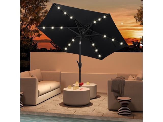 Click here for SlickBlue 7.5 Feet Solar Powered Patio Umbrella wi... prices