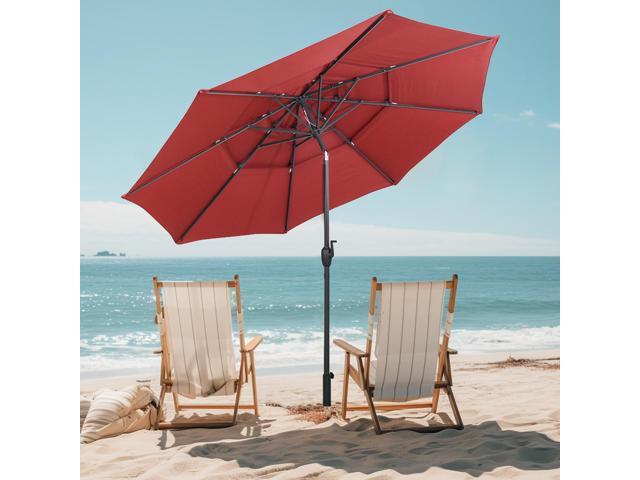 Click here for SlickBlue 10 ft 3-tier Vented Patio Umbrella with... prices