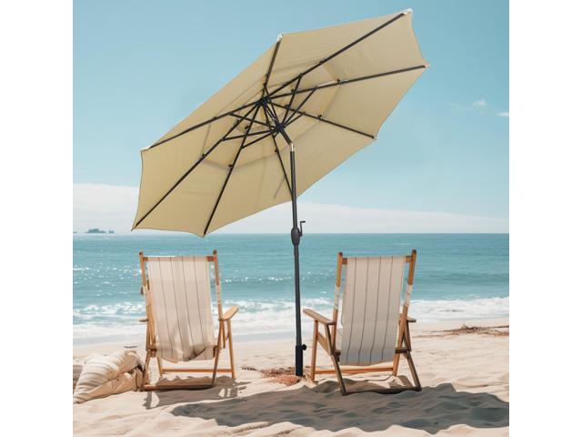 Click here for SlickBlue 10 ft 3-tier Vented Patio Umbrella with... prices