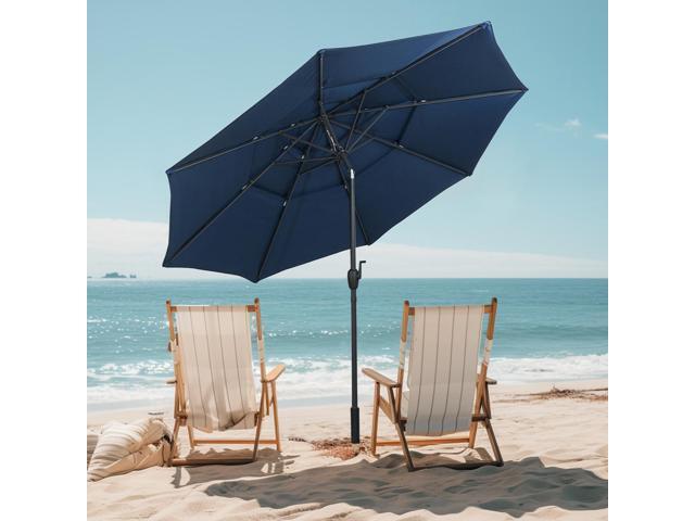 Click here for SlickBlue 10 ft 3-tier Vented Patio Umbrella with... prices