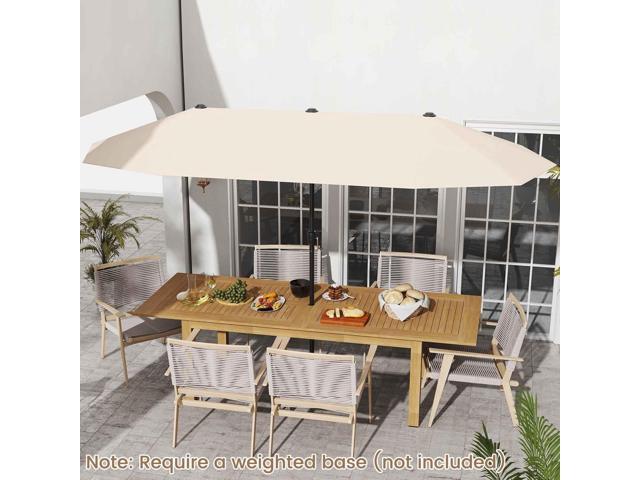 Click here for SlickBlue 13 FT Large Patio Umbrella Outdoor Doubl... prices