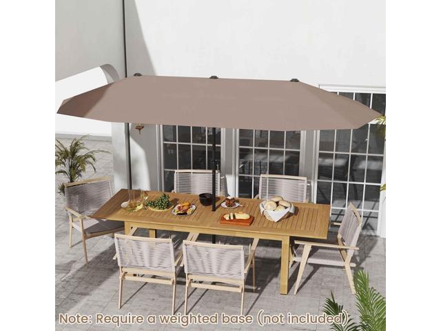 Click here for SlickBlue 13 FT Large Patio Umbrella Outdoor Doubl... prices
