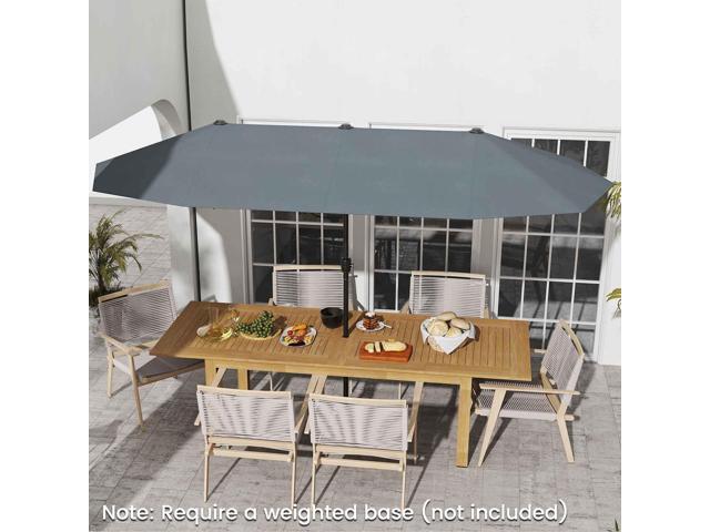 Click here for SlickBlue 13 FT Large Patio Umbrella Outdoor Doubl... prices