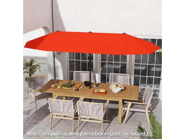 Click here for SlickBlue 13 FT Large Patio Umbrella Outdoor Doubl... prices