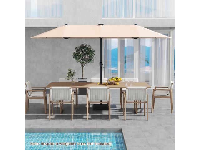 Click here for SlickBlue 13 FT Large Patio Umbrella with LED Sola... prices