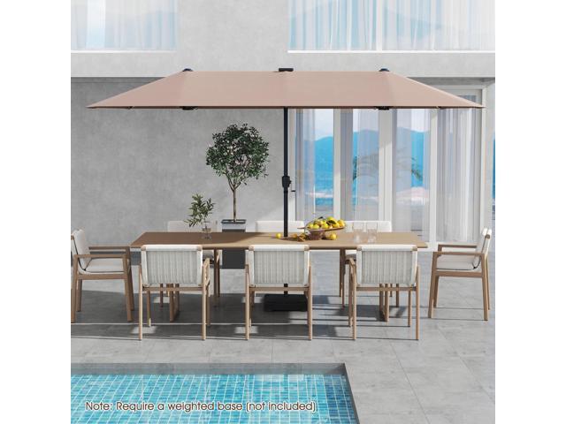 Click here for SlickBlue 13 FT Large Patio Umbrella with LED Sola... prices