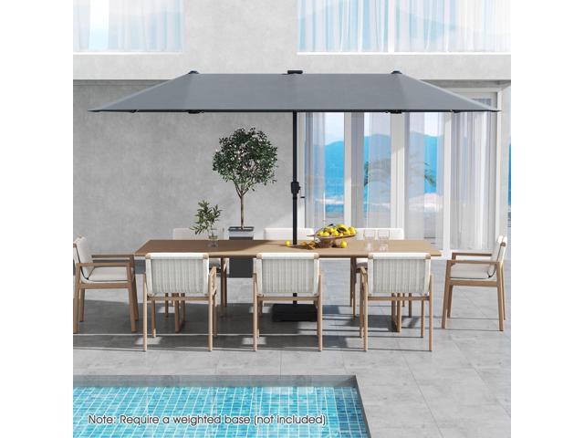 Click here for SlickBlue 13 FT Large Patio Umbrella with LED Sola... prices