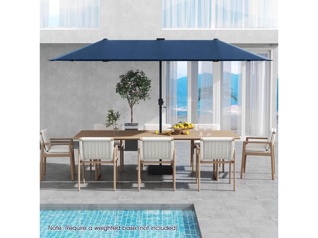 Click here for SlickBlue 13 FT Large Patio Umbrella with LED Sola... prices