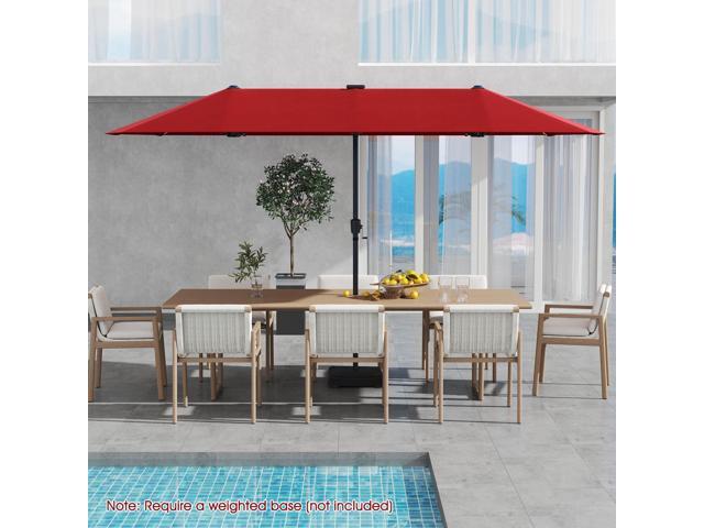 Click here for SlickBlue 13 FT Large Patio Umbrella with LED Sola... prices
