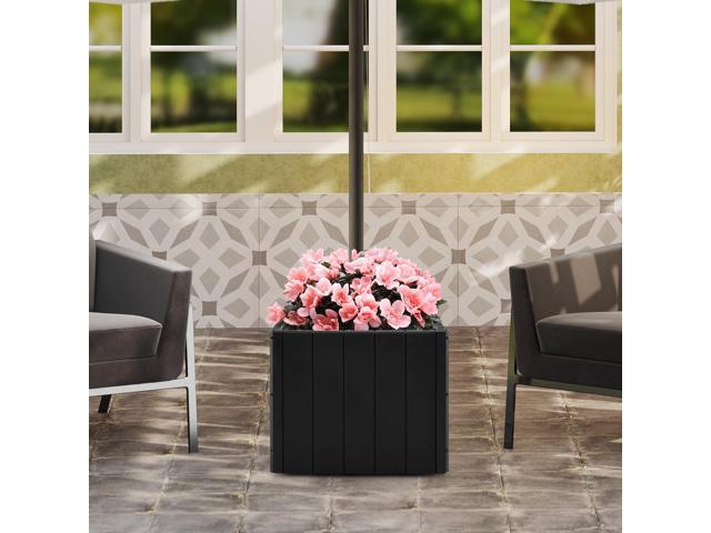 Click here for SlickBlue 2-in-1 Outdoor Umbrella Base Planter Pat... prices