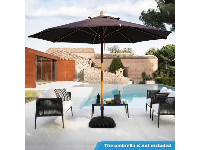Click here for SlickBlue Fillable Umbrella Base with Shell Textur... prices