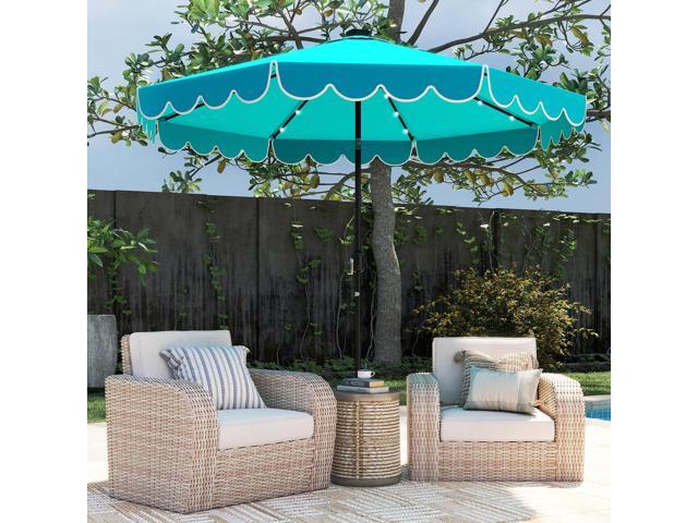 Click here for SlickBlue 10 Feet Solar Patio Umbrella with 24 LED... prices