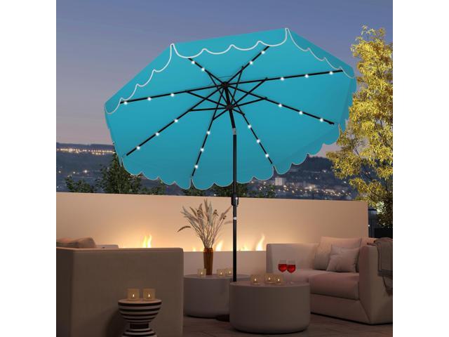 Click here for SlickBlue 9.3 Feet Solar Patio Umbrella with 24 LE... prices