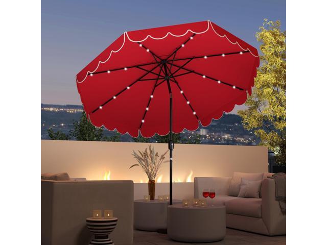 Click here for SlickBlue 9.3 Feet Solar Patio Umbrella with 24 LE... prices
