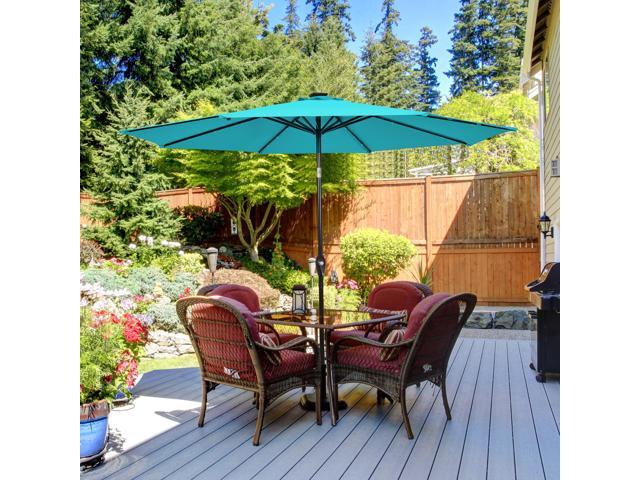 Click here for SlickBlue 10 Feet Outdoor Patio Umbrella with Brig... prices