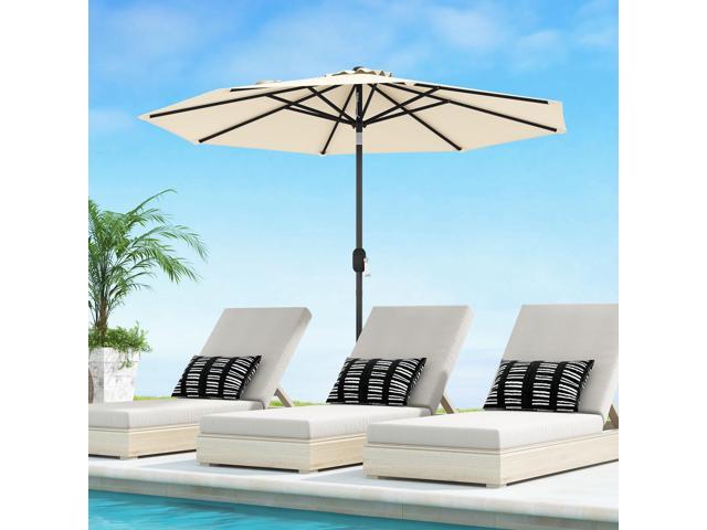 Click here for SlickBlue 9 ft Outdoor Market Patio Table Umbrella... prices