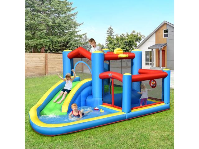 Click here for SlickBlue Inflatable Kids Water Slide Bounce Castl... prices