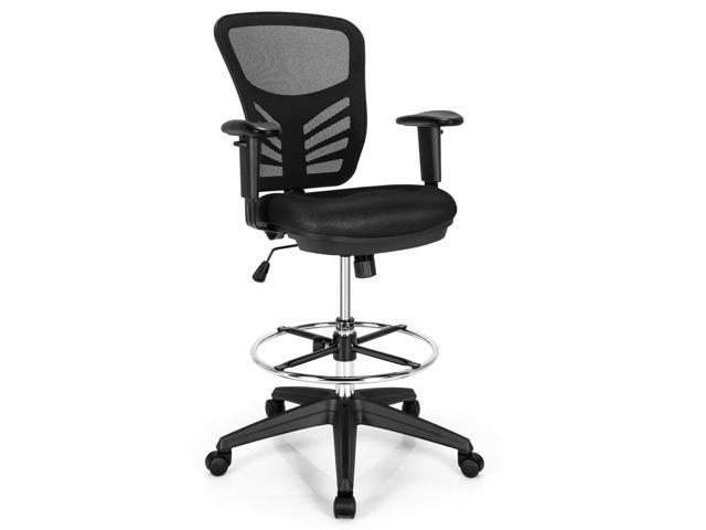 Click here for SlickBlue Mesh Drafting Chair Office Chair with Ad... prices