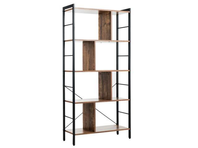 Click here for SlickBlue 4-Tier Industrial Freestanding Bookshelf... prices