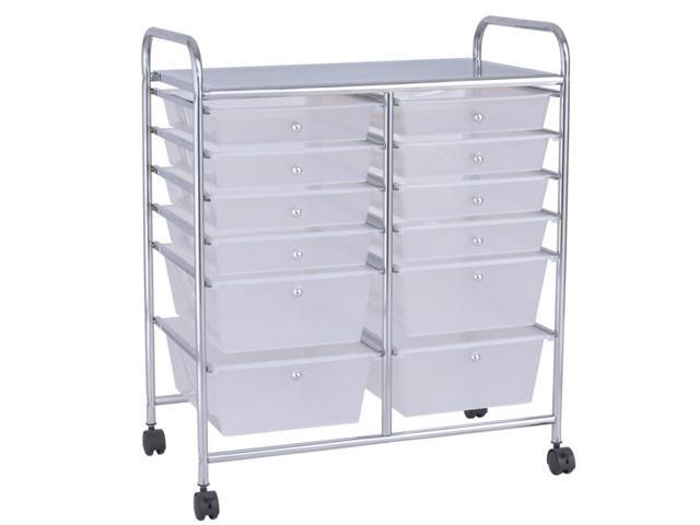 Click here for SlickBlue 12 Storage Drawer Organizer Bins Rolling... prices