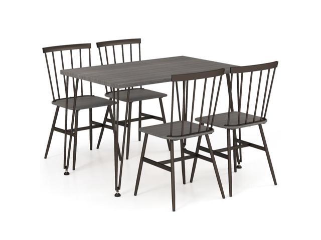 Click here for SlickBlue 5-Piece Dining Table Set for 4 with 360Â... prices