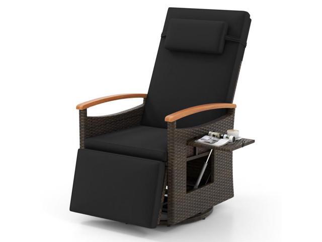 Click here for SlickBlue Patio Rattan 360° Swivel Recliner Chair... prices
