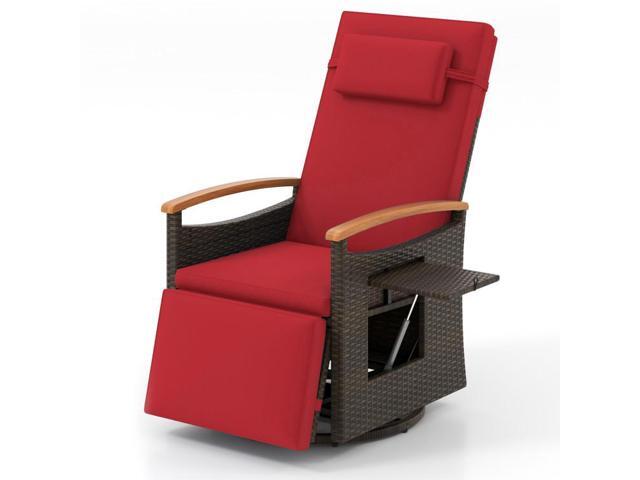 Click here for SlickBlue Patio Rattan 360° Swivel Recliner Chair... prices