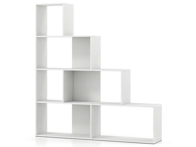 Click here for SlickBlue 6 Cubes Ladder Shelf Corner Bookshelf St... prices