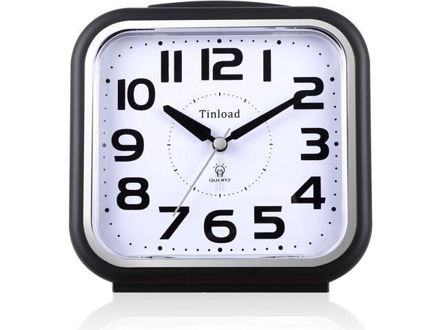 Click here for 5.5 Large Analog Alarm Clock Silent Non Ticking  G... prices