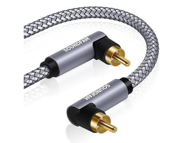 Click here for Subwoofer Cable S Double 90 Degree RCA to RCA Audi... prices