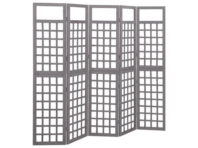 Click here for vidaXL 5-Panel Room Divider/Trellis Solid Fir Wood... prices
