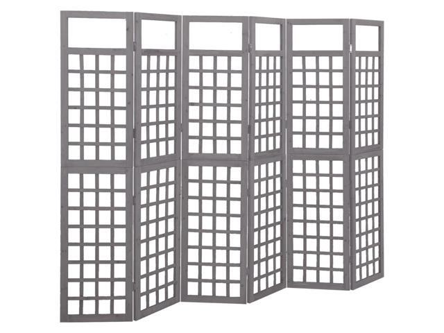 Click here for vidaXL 6-Panel Room Divider/Trellis Solid Fir Wood... prices