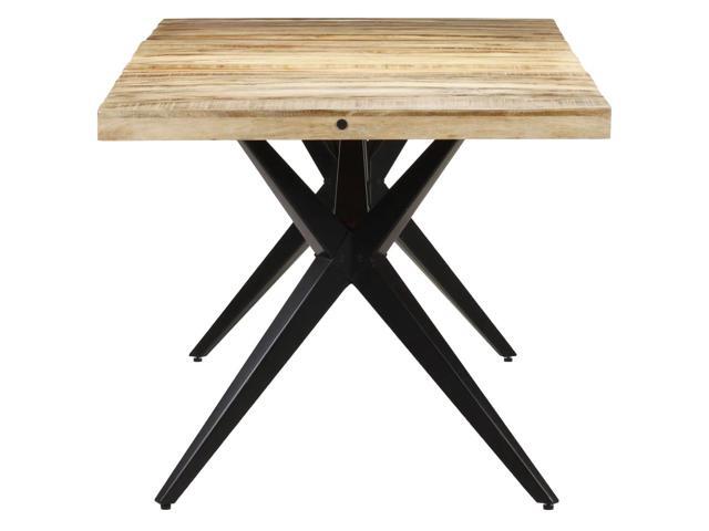Click here for vidaXL Dining Table 63x31.5x29.9 Rough Mango Wood prices