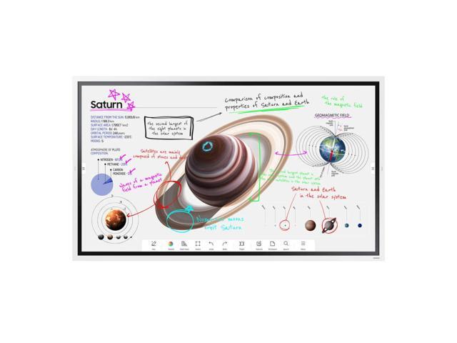Samsung Flip Pro WM65B 65 Inch Digital Flipchart for Business & Classroom 4K UHD 3840x2160 with Touch Screen  Wi-Fi  HDMI  USB