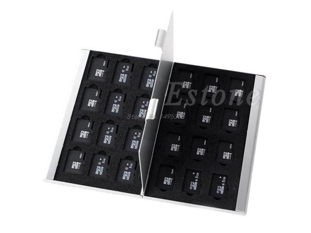 Click here for Silver Aluminum Memory Card Storage Case Box Holde... prices