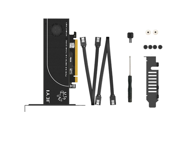 Click here for JEYI KNIGHT PCIE3.0 NVME Adapter X16 PCI-E Full Sp... prices