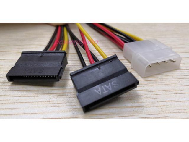 Click here for 4 Pin IDE Power splitter IDE to sata 1 Male To 2 F... prices