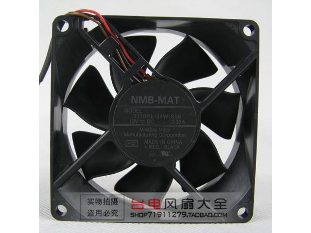 Click here for 8025 Fan 8CM Chassis Fan 3110RL-04W-S59 12V 0.33A... prices