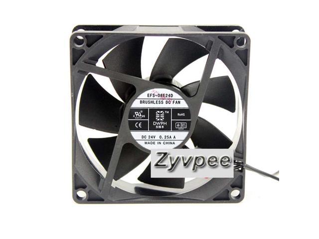 Click here for EFS-08E24D 80*25mm DC24V 0.25A 2 wires DC case fan... prices