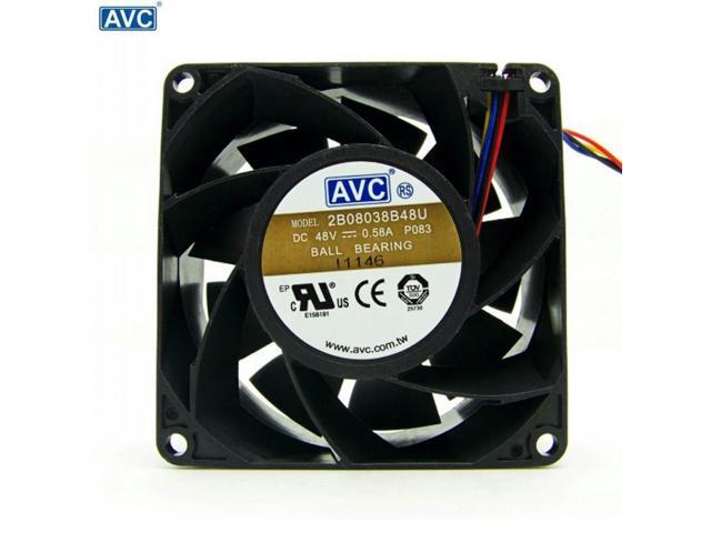 Click here for For AVC 2B08038B48U 48V 0.58A 8CM 8038 4-P PWM Cas... prices