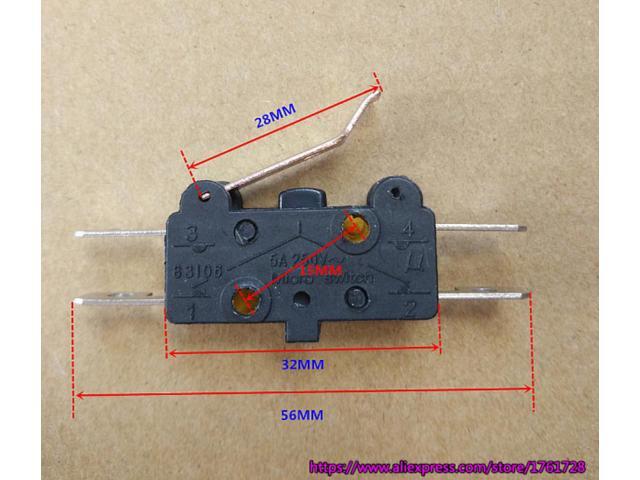 Click here for 10pcs/lot! 83106 limit switch 5A 250V micro switch... prices
