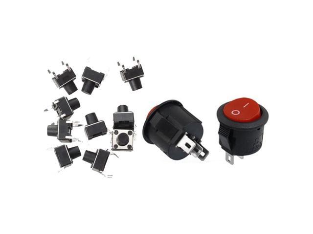 Click here for 10Pcs 4 Pins Tactile Round Push Button Switch Mome... prices
